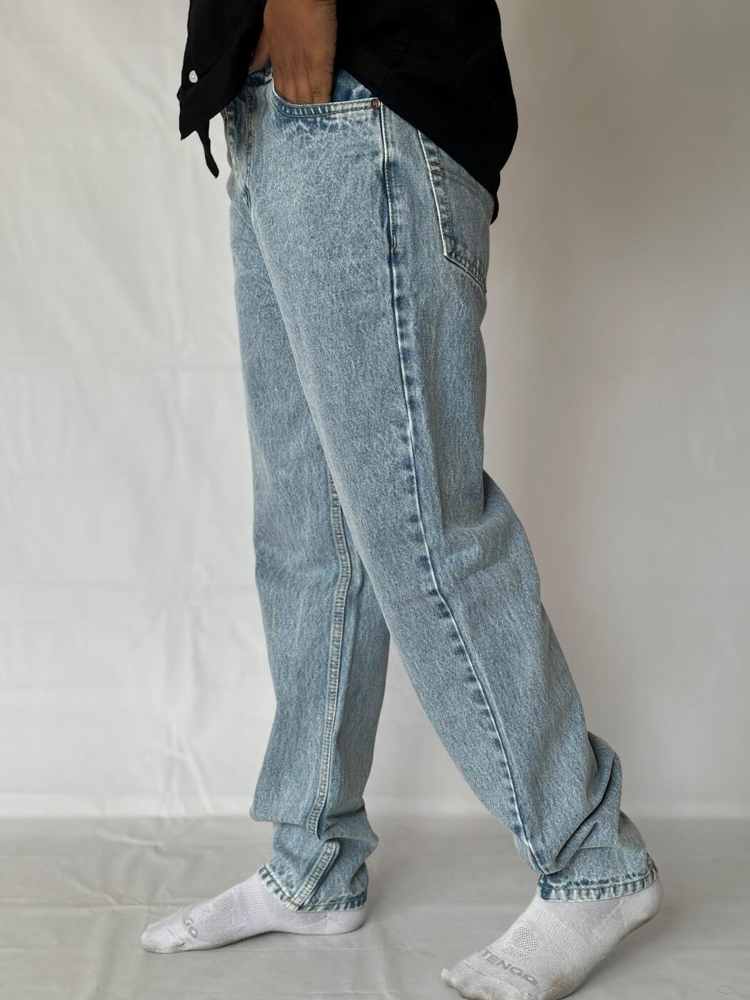 Sky drift fade Momfit jean