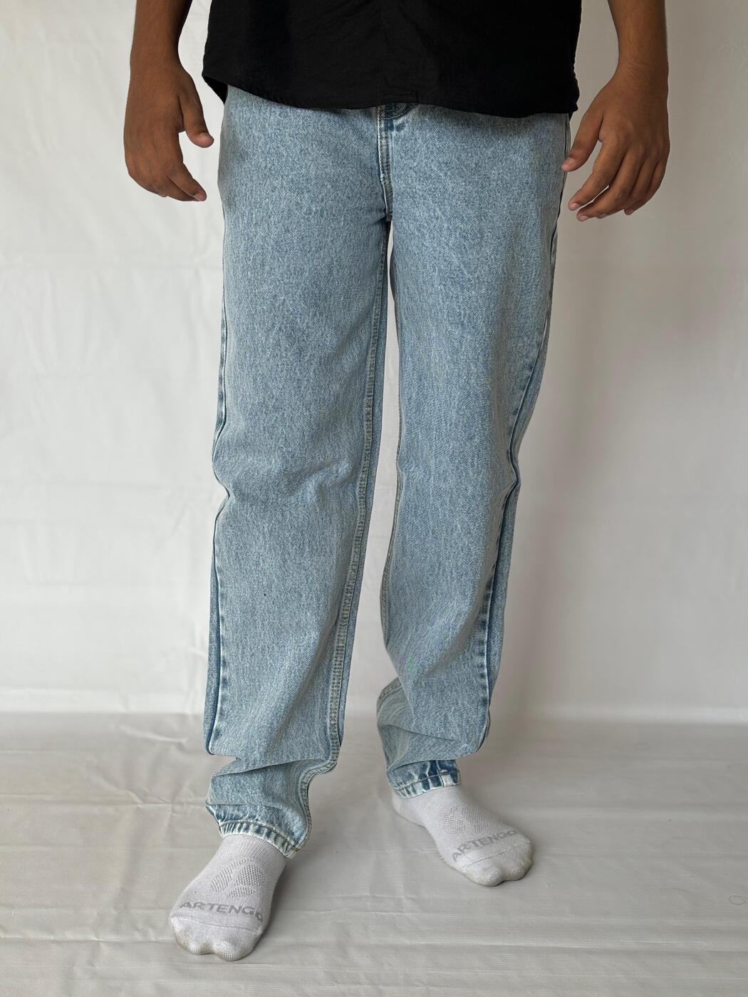 Sky drift fade Momfit jean